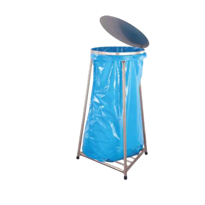 Support Sac Poubelles 120L sur Pieds - Hygiénique et Pratique
