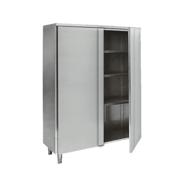 Armoire Inox 2 Portes Coulissantes - Qualité Pro | Hyginox